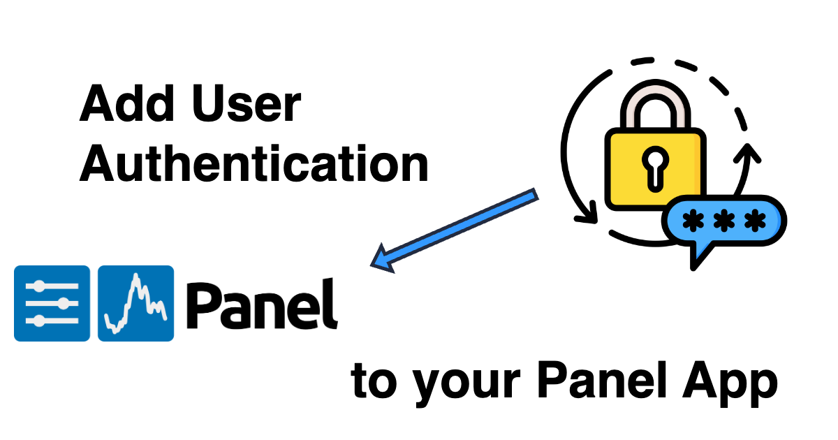 Adding user authentication to a Panel application